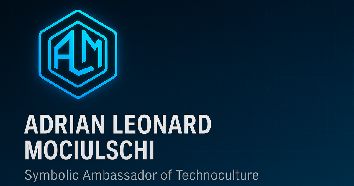 Adrian Leonard Mociulschi — Technoculture & Symbolic Intelligence